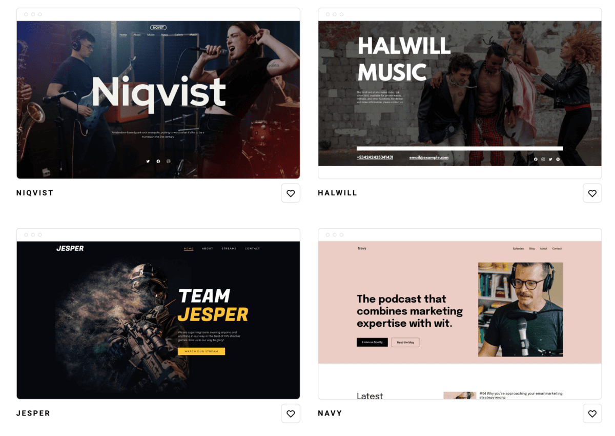 8 Best Website Builders for Musicians and Bands (2025)