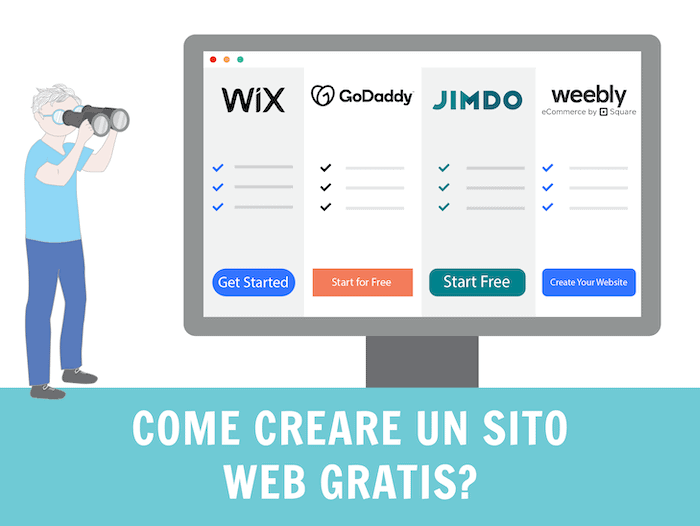 Creare un sito web gratis: 16 alternative facili da usare